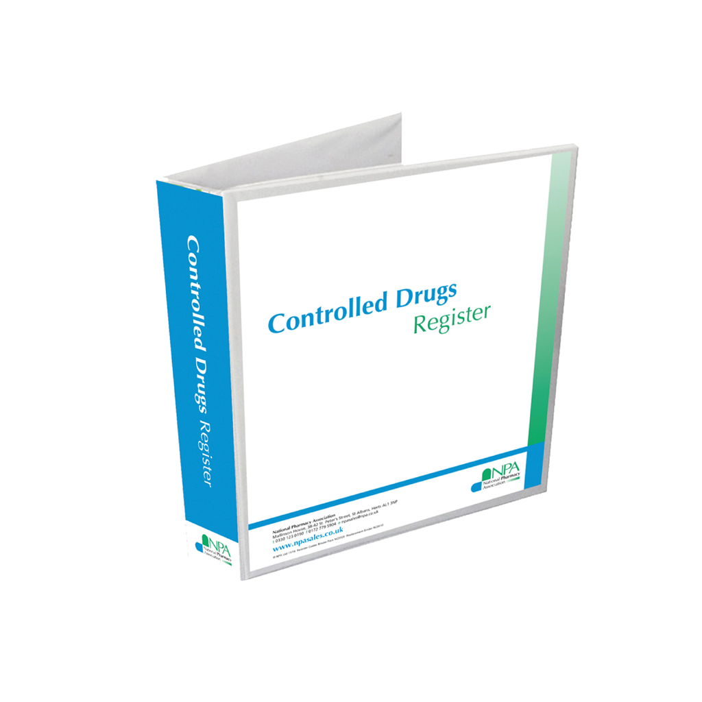 Replacement Empty Binder For Controlled Drugs Register | EMT Healthcare